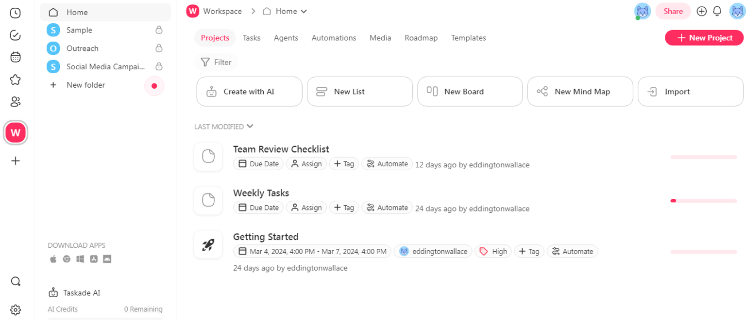 Taskade Review: The Second Brain Productivity App